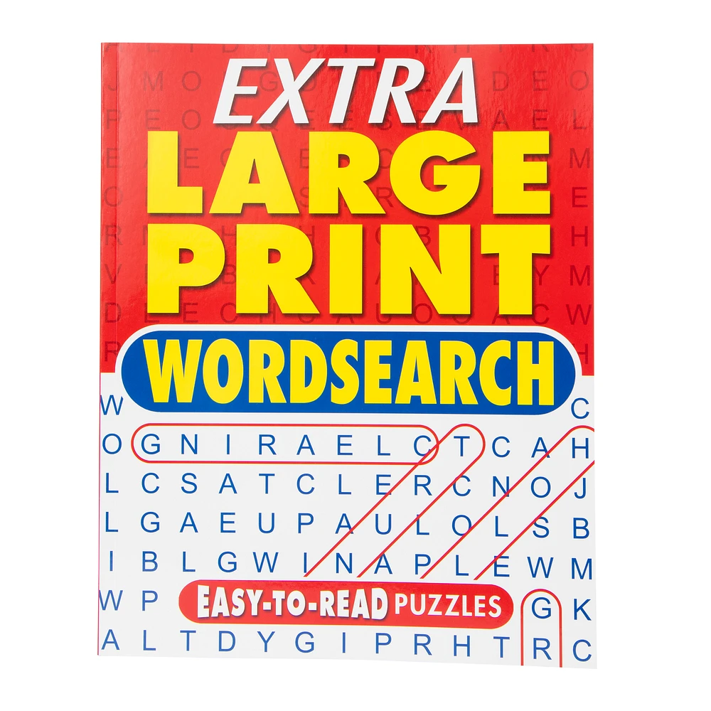 Five Below Extra large print word search puzzles book | Hamilton Place