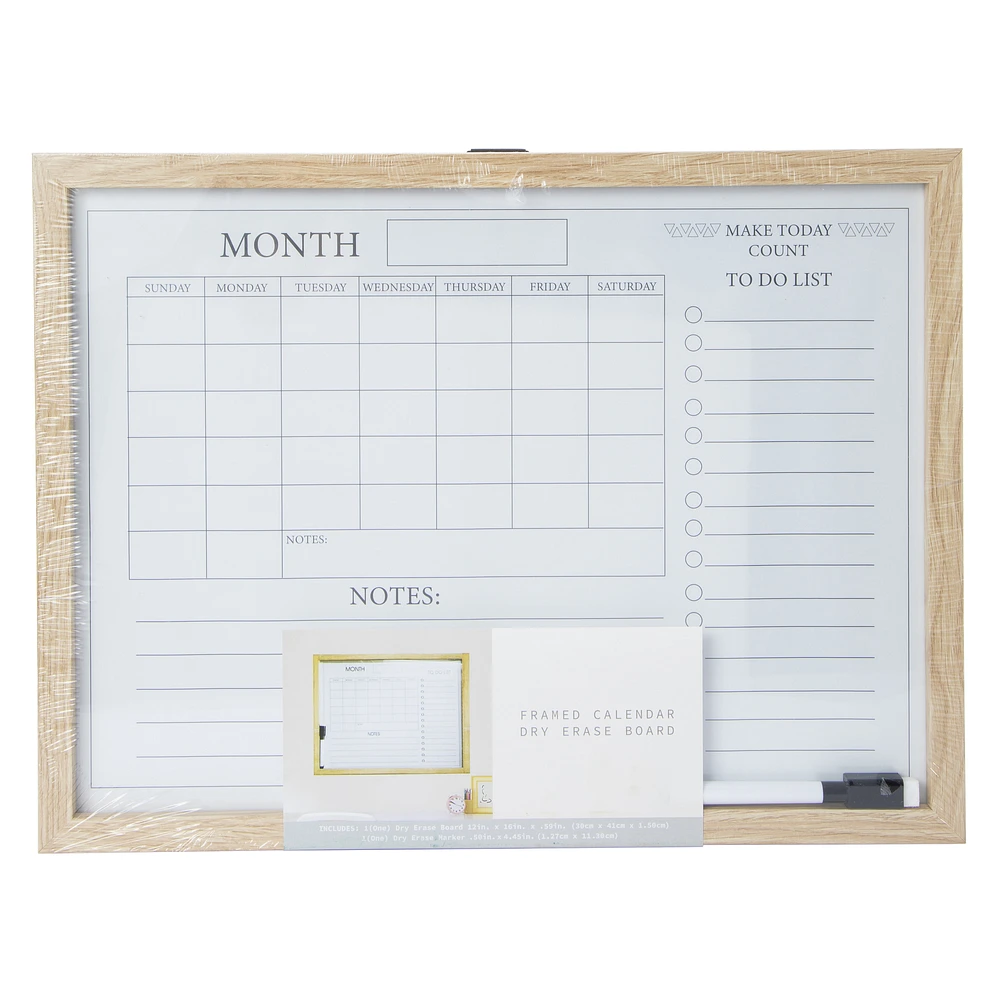 Five Below Framed chalk board calendar 12in x 16in | Hamilton Place