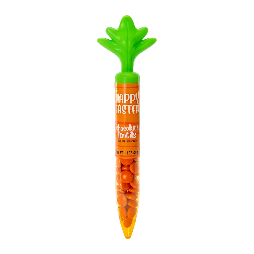 Five Below Milk chocolate candy-filled carrot tube 1.3oz | Hamilton Place