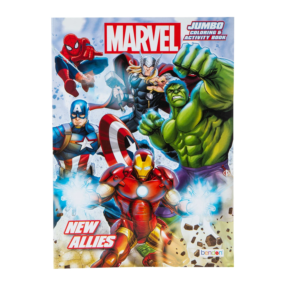 Five Below Marvel® The Avengers™ Jumbo Coloring & Activity Book ...