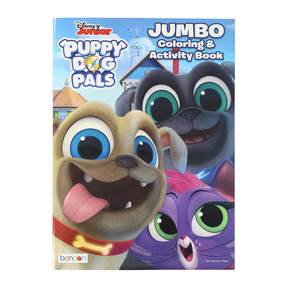 Five Below Disney Puppy Dog Pals邃 Jumbo Coloring Activity Book