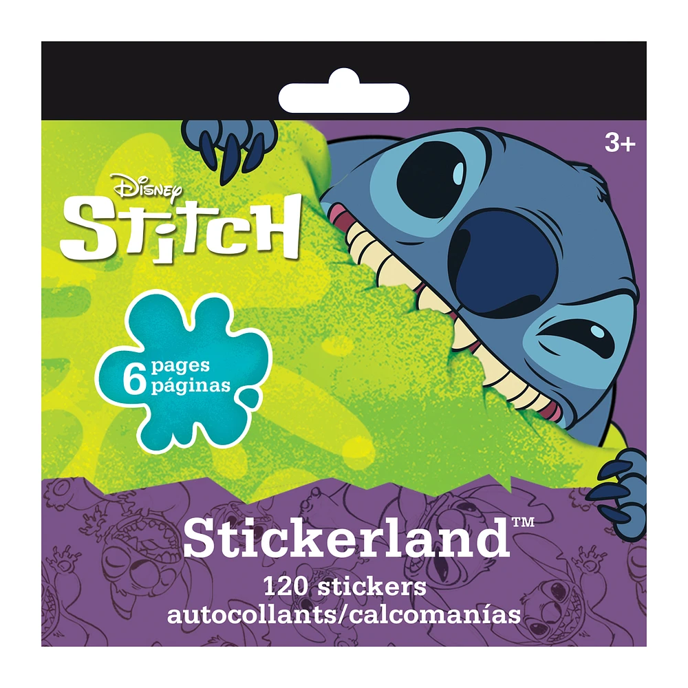 Five Below Disney Stitch Stickerland™ Book with 120 Stickers | Hamilton ...
