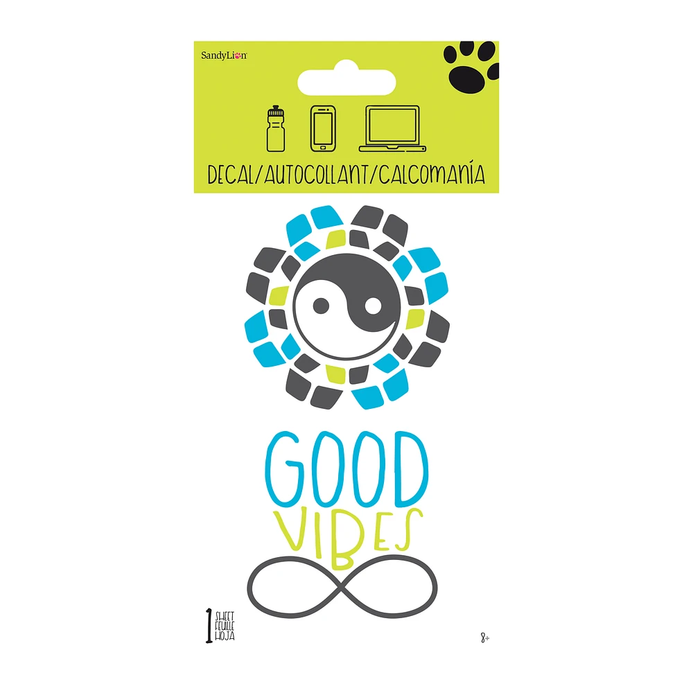 Five Below 'Good Vibes' Sticker Decal | Hamilton Place