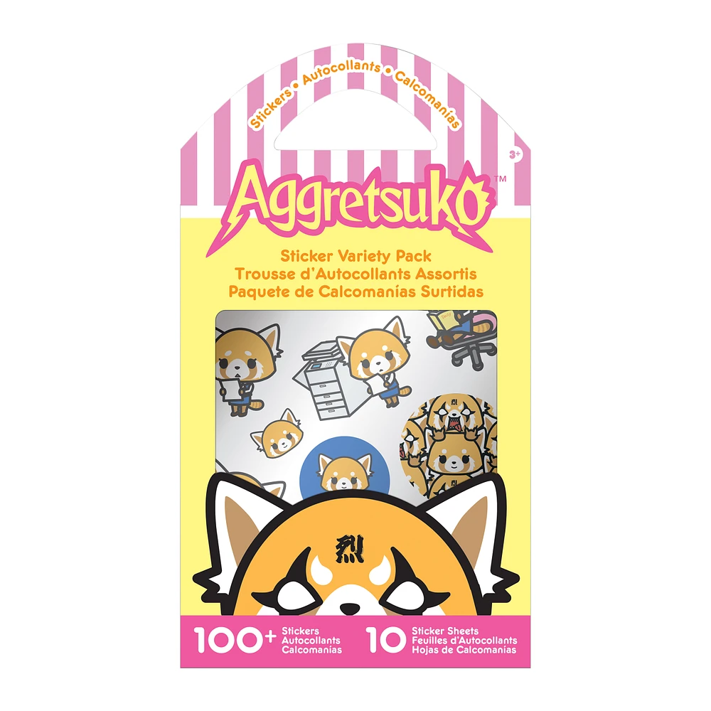 Five Below Aggretsuko™ Sticker Variety Pack With 100+ Stickers ...