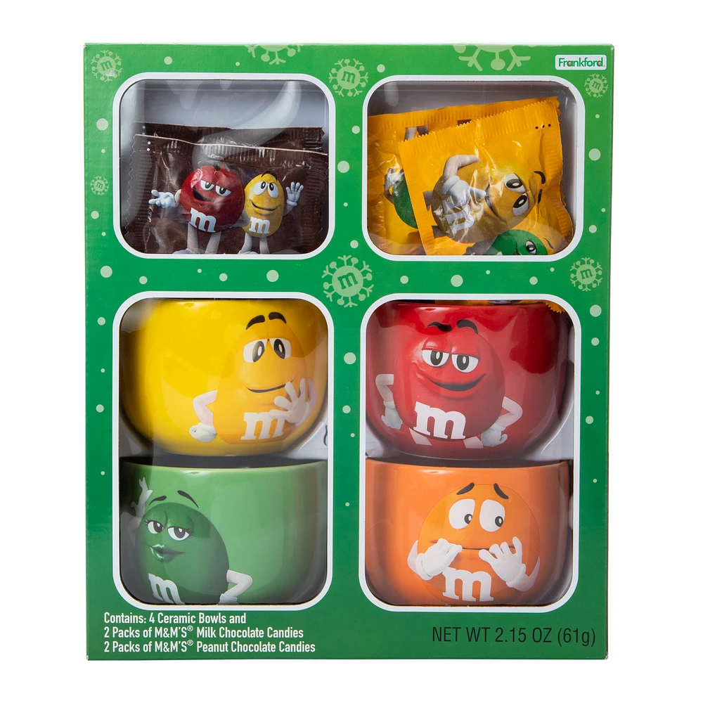 Five Below M&M’s® Ceramic Bowls 4-Pack Set | Hamilton Place