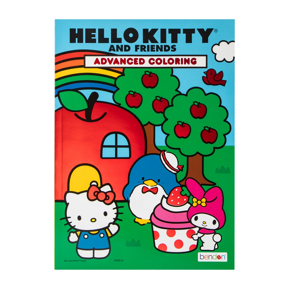 Five Below Hello kitty® and friends advanced coloring book | Hamilton Place