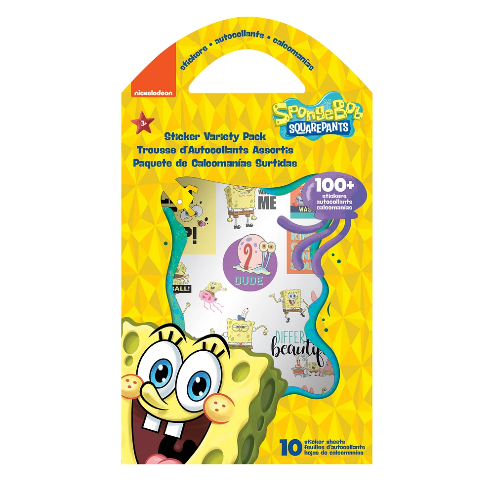 Five Below Spongebob Squarepants™ Sticker Variety Pack With Over 100 ...