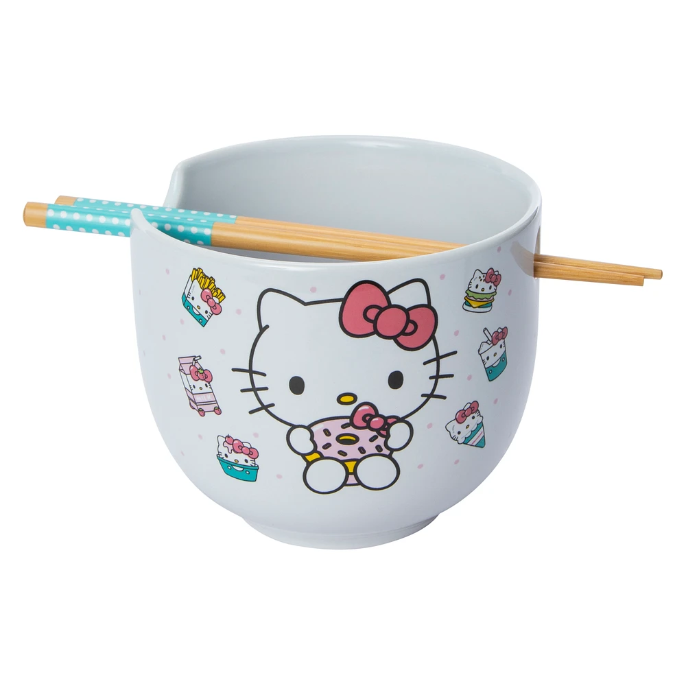 Five Below Hello Kitty® Ceramic Bowl With Chopsticks | Hamilton Place