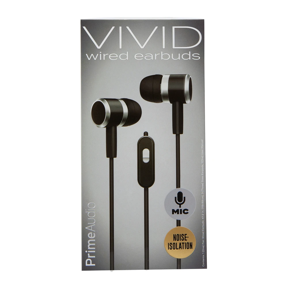 Five Below Noise-Isolating Vivid Wired Earbuds With Mic | Hamilton Place
