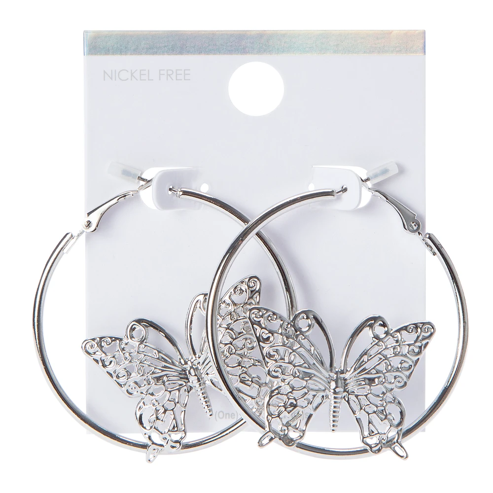 Five Below Dangle Hoop Earrings | Hamilton Place