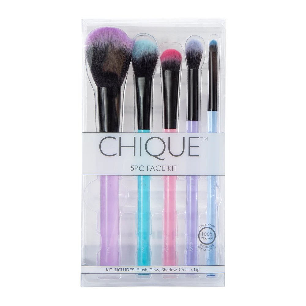 Five Below Chique™ Face Makeup Brush 5-Piece Set | Hamilton Place