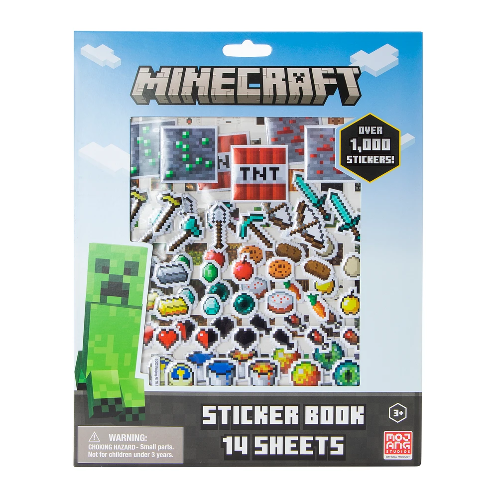 Five Below Minecraft™ Sticker Book With Over 1000 Stickers | Hamilton Place