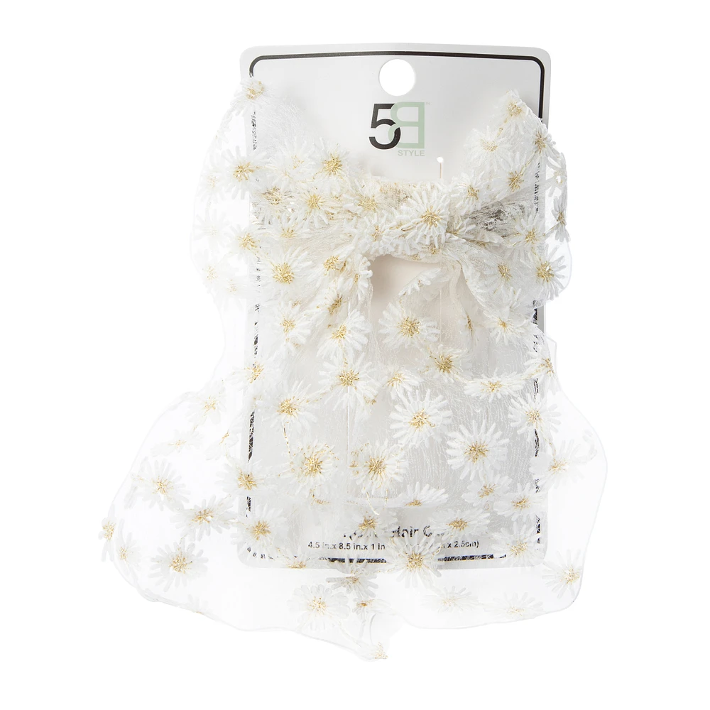 Five Below Oversized Daisy Flower Bow | Hamilton Place