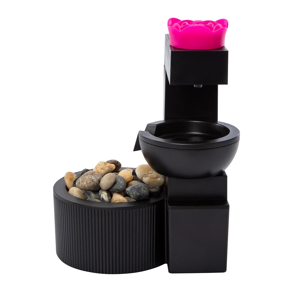 Five Below Lotus LED Water Fountain 4.65in x 6.6in | Hamilton Place