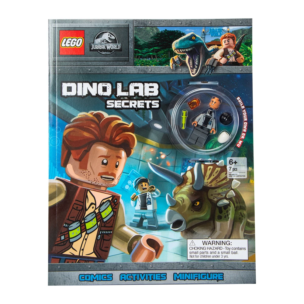 Five Below LEGO® Jurassic World™ Dino Lab Secrets Comic Activity Book ...