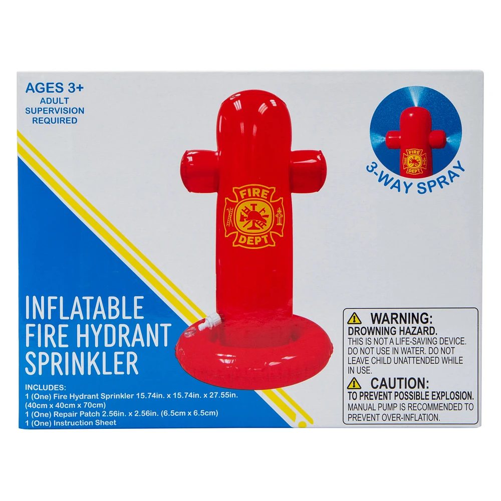 Five Below Inflatable Fire Hydrant Sprinkler 15.74in x 27.55in ...