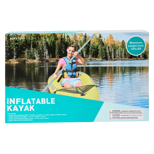 Five Below Inflatable Kayak 94.48in x 33.85in at Hamilton Place in ...