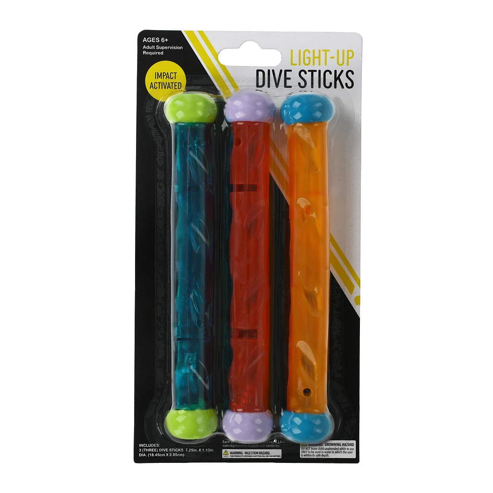 Five Below Light-Up Dive Sticks 3-Count | Hamilton Place