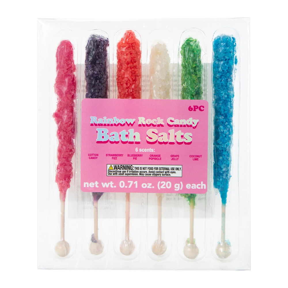 Five Below Rock Candy Bath Salts 6-Piece | Hamilton Place