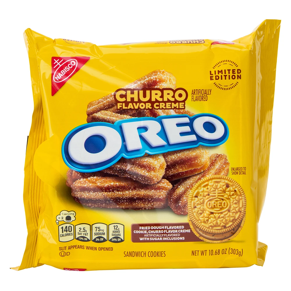 Five Below Oreo® Churro Flavored Creme Sandwich Cookies Family Size ...