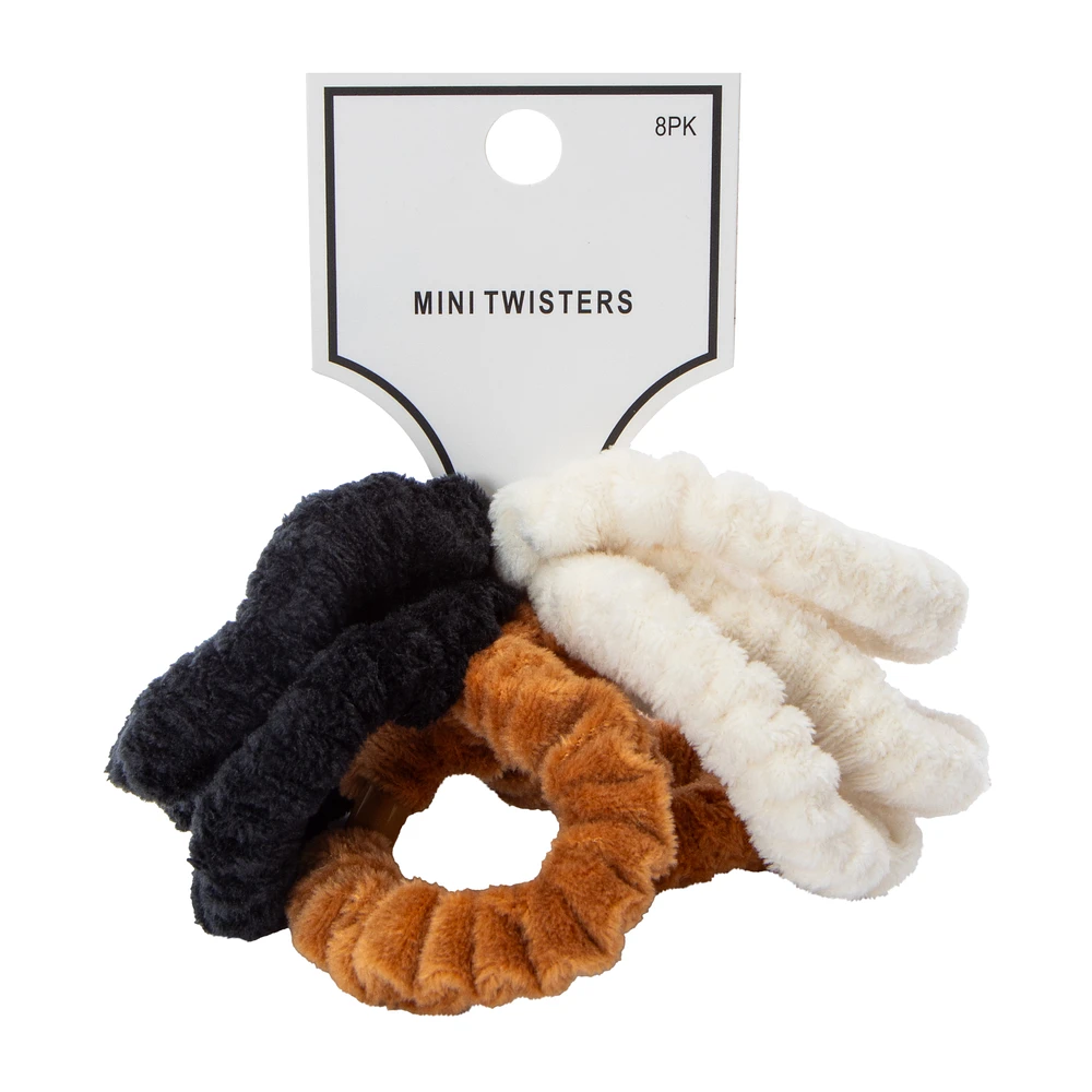 Five Below Mini Twisters Pony Hairbands 8-Pack | Hamilton Place