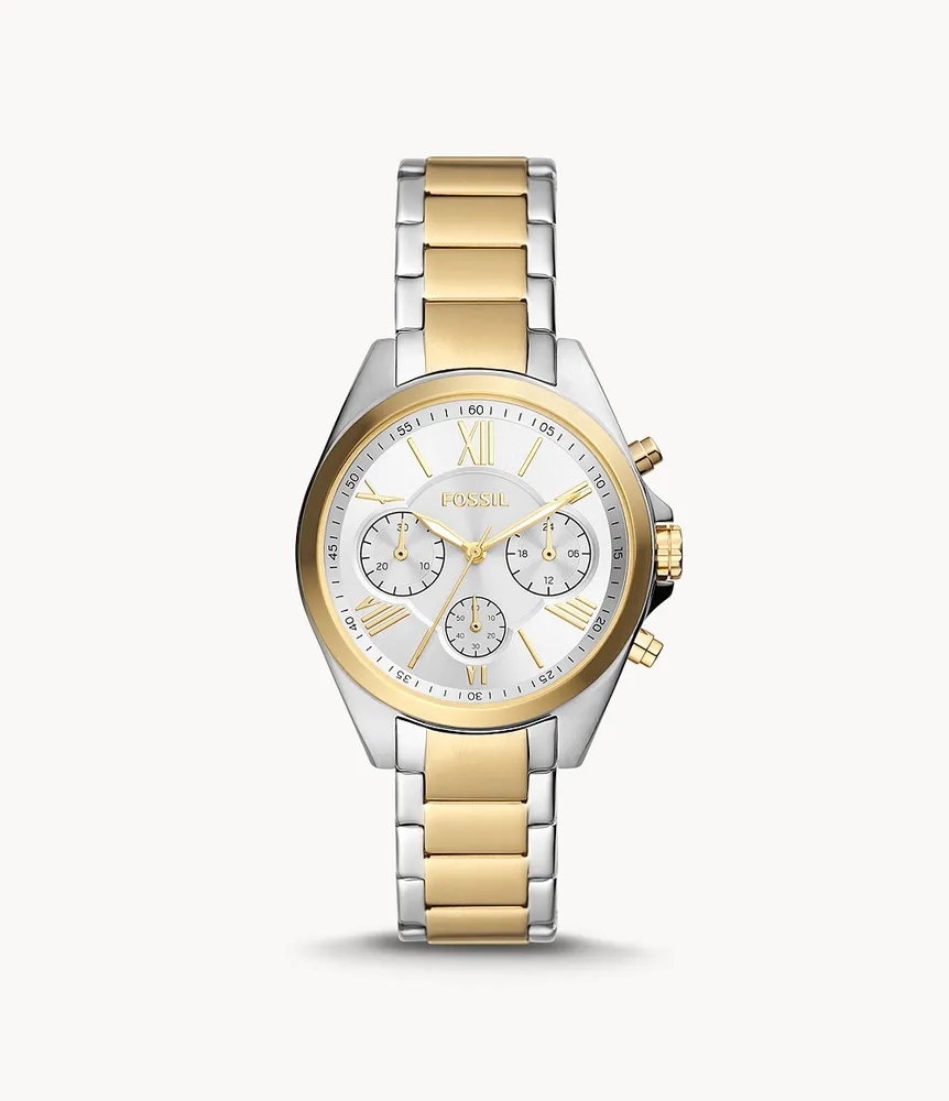 FOSSIL Modern Courier Chronograph Two-Tone Stainless Steel Watch | Mall ...