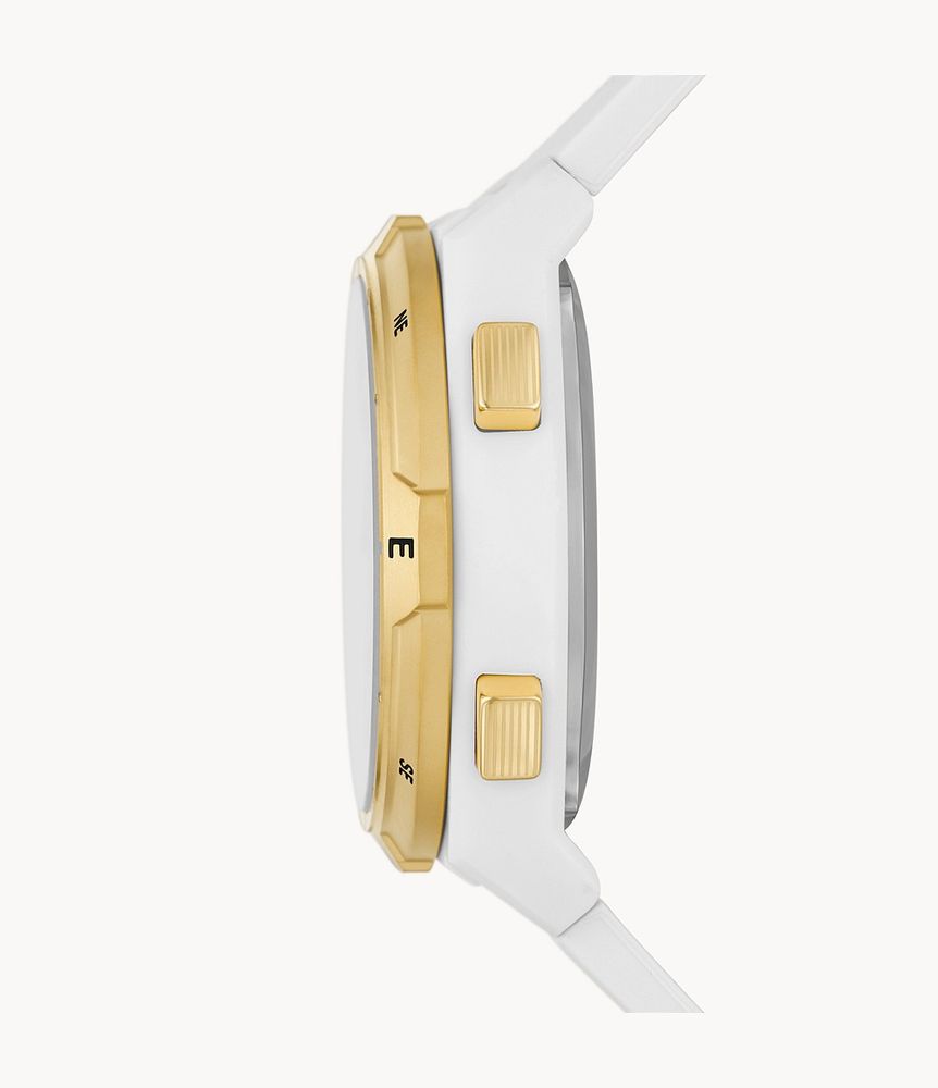 FOSSIL Everett Solar-Powered Digital White Silicone Watch - ES5195 ...