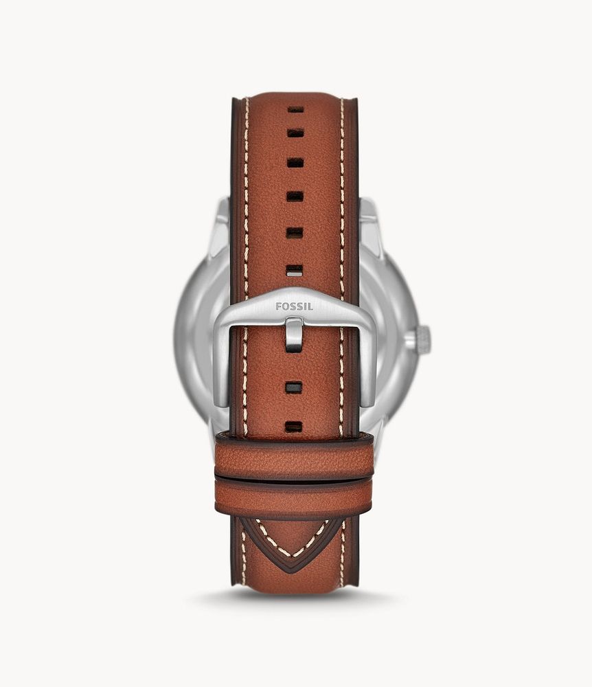 FOSSIL Neutra Moonphase Multifunction Brown Leather Watch | Mall of ...