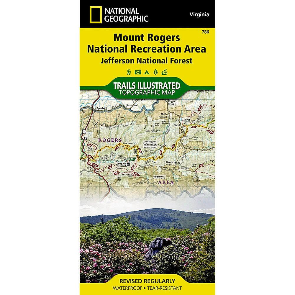 National Geographic Maps Mount Rogers National Recreation Area ...