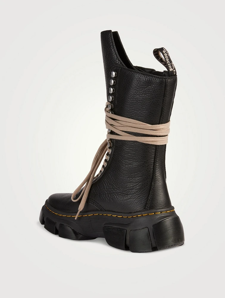 Dr. Martens x Rick Owens DMXL Leather Combat Boots | Square One Dr. Martens x Rick Owens DMXL Leather Combat Boots | Square One