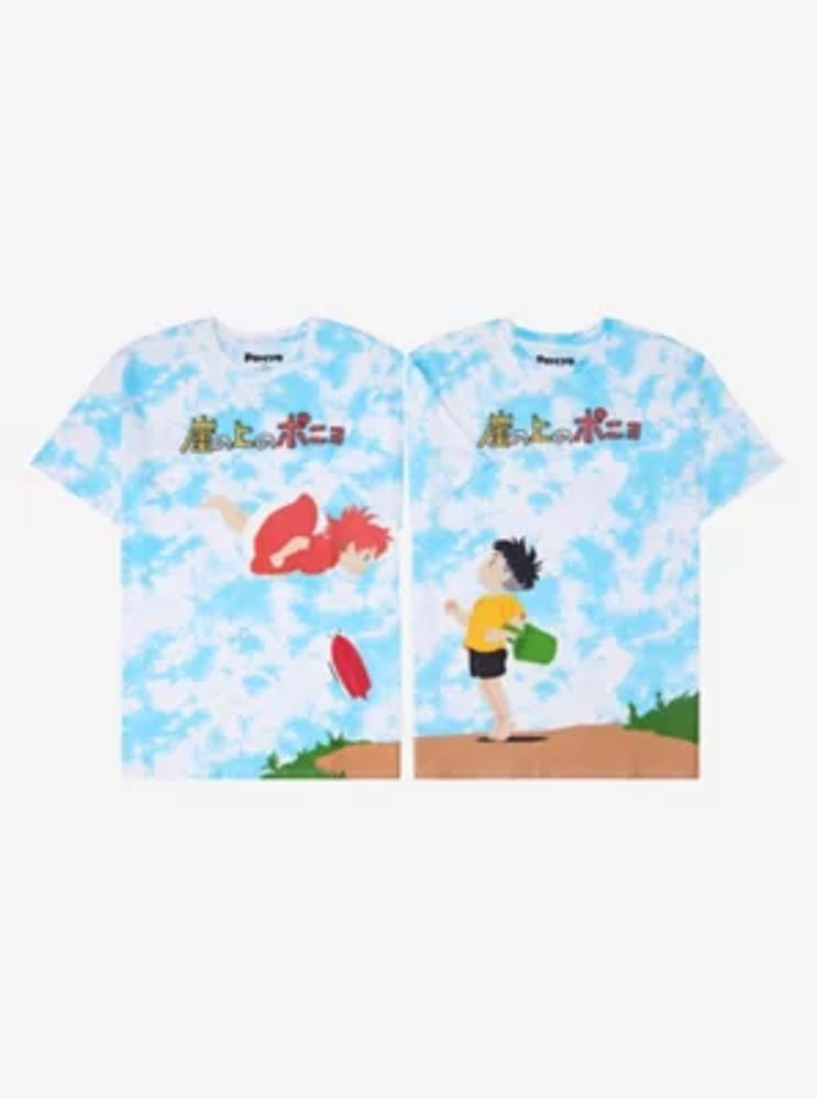 Boxlunch Studio Ghibli Ponyo Sosuke Tie-Dye T-Shirt - BoxLunch ...