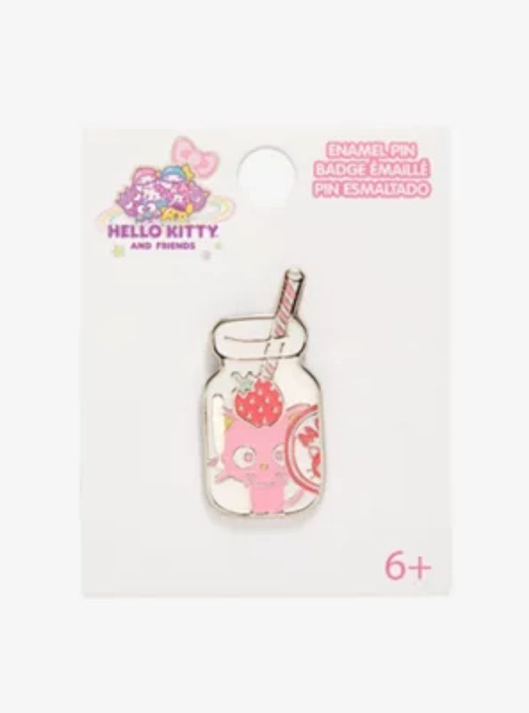 Boxlunch Loungefly Sanrio Chococat Strawberry Milk Jug Enamel Pin ...