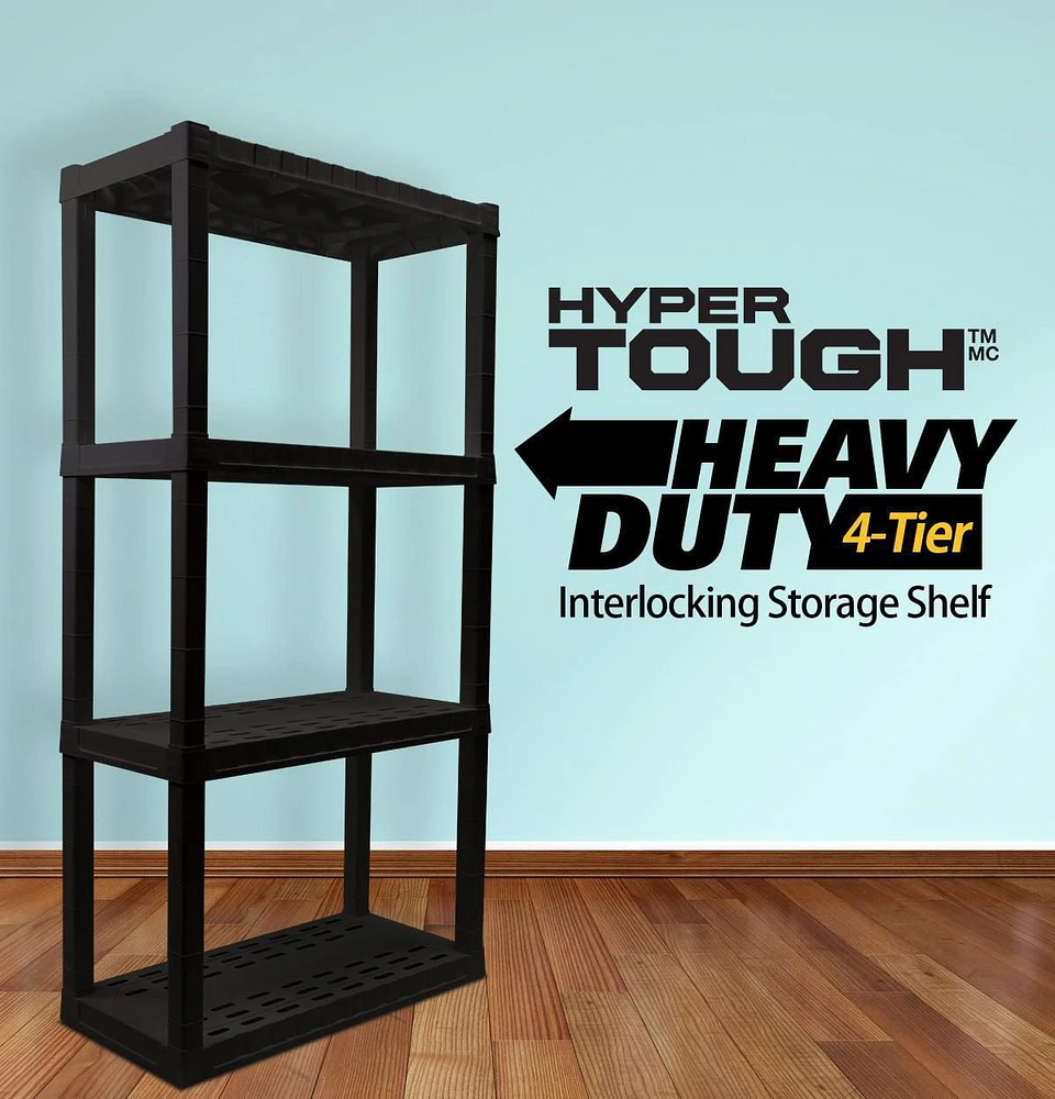 HYPER TOUGH 4-Tier Utility Interlocking Shelf | Coquitlam Centre