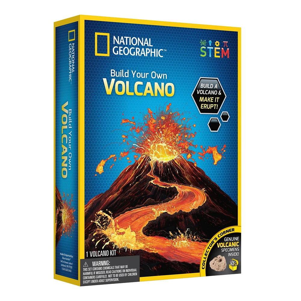 National Geographic Build Your Own Volcano Kit for Kids, STEM Series ...