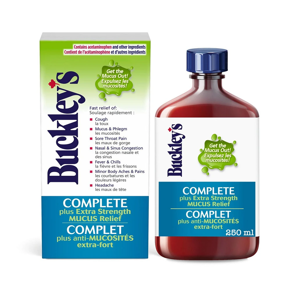 Buckley's Buckley’s Complete® Mucus Relief Cough Cold & Flu, Buckley's ...
