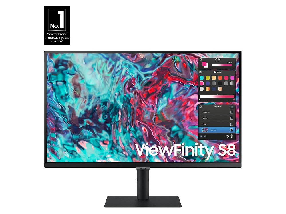Samsung 27" Viewfinity S80TB 4K UHD IPS Thunderbolt4 with Built-in ...