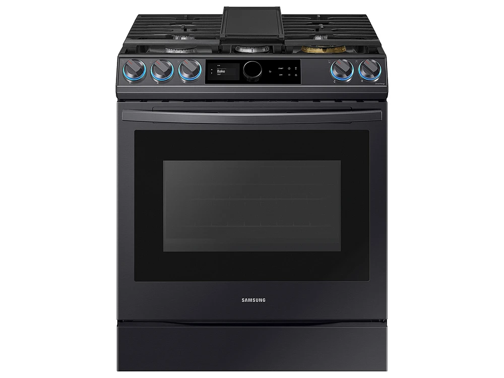 Samsung 6.0 cu ft. Smart Slide-in Gas Range with Smart Dial & Air Fry ...