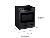 Samsung NE63T8711SG/AA | 6.3 cu ft. Smart Slide-in Electric Range with ...