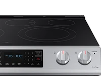 Samsung 6.3 cu ft. Smart Slide-in Electric Range with Convection in ...