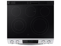 Samsung 6.3 cu ft. Smart Slide-in Electric Range with Convection in ...