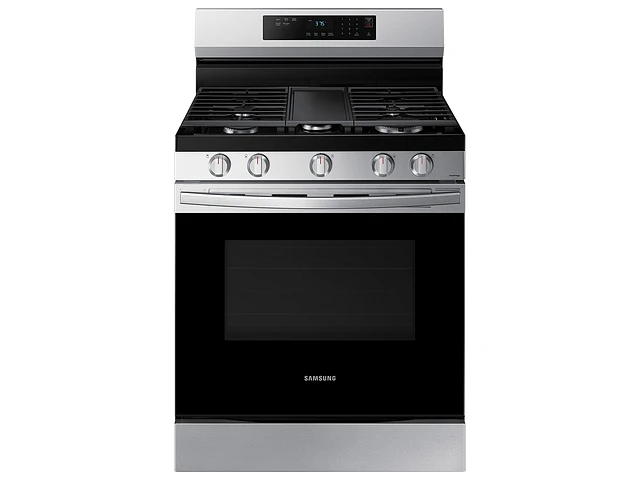 Samsung NX60A6311SS/AA | 6.0 cu. ft. Smart Freestanding Gas Range with ...