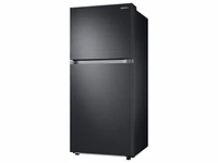 Samsung Black Stainless Steel 18 cu. ft. Top Freezer Fridge with ...