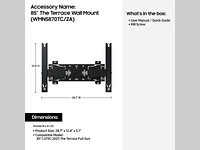 Samsung 85" The Terrace Wall Mount | Samsung US | King's Cross
