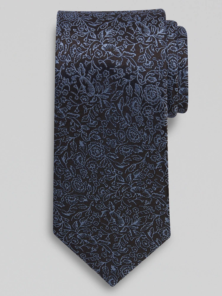 Joseph Abboud Narrow Ginkgo Leaves Tie | Hamilton Place
