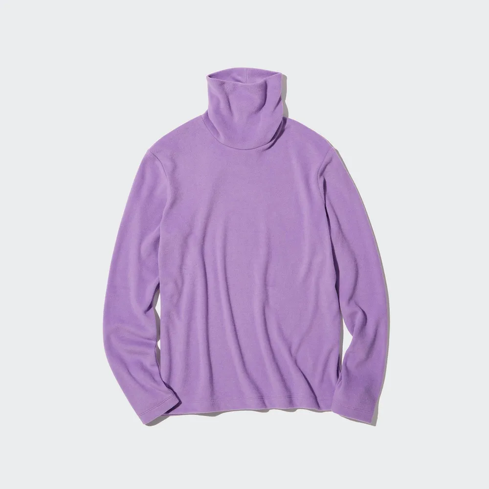 UNIQLO HEATTECH Fleece Turtleneck Long-Sleeve T-Shirt | Pike and Rose