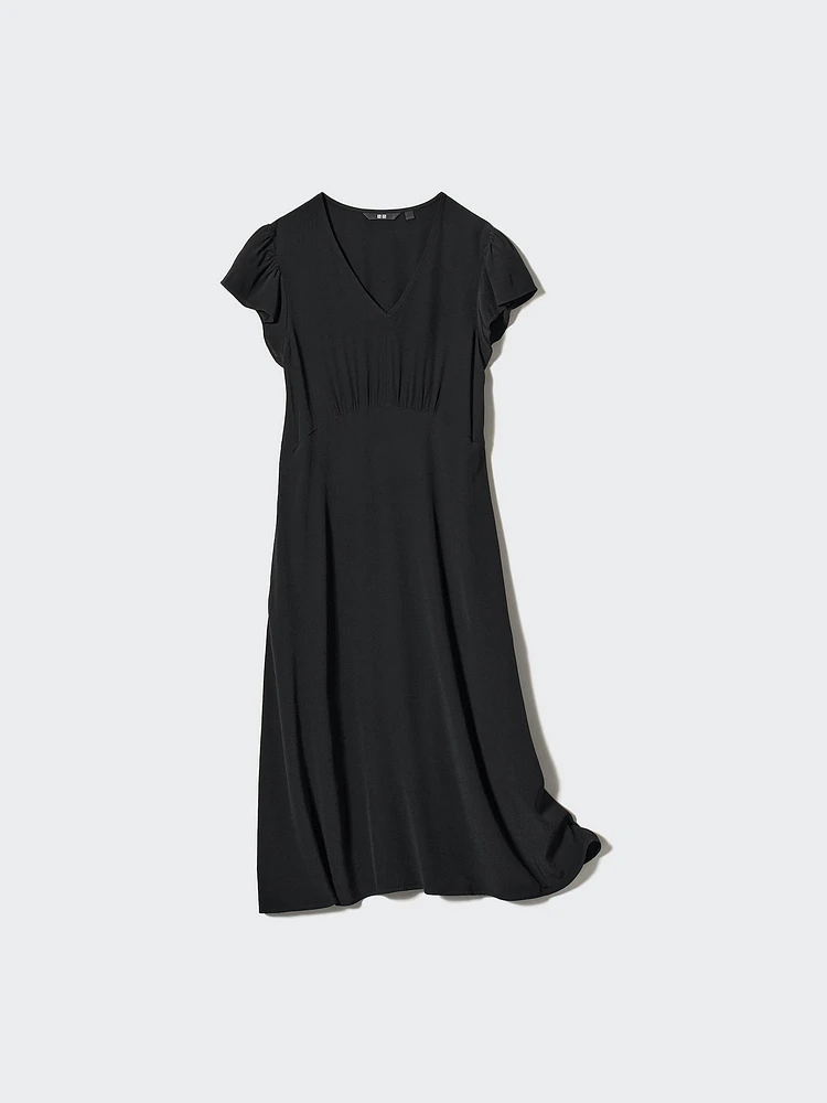 UNIQLO V Neck Dress (Short Sleeved) | King's Cross