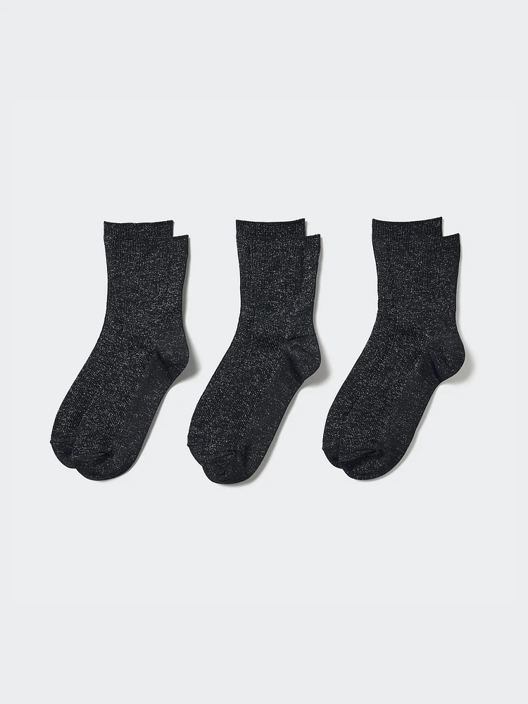 UNIQLO WOMEN SOCKS 3P GLITTER | King's Cross
