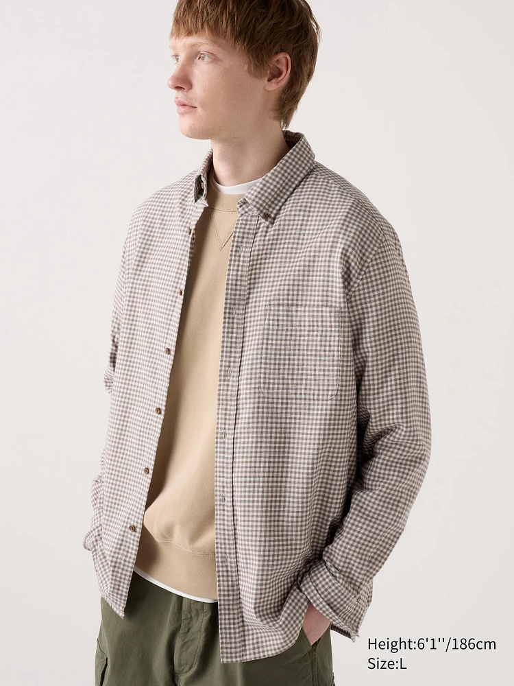 UNIQLO Flannel Shirt (Button-Down Collar | King's Cross