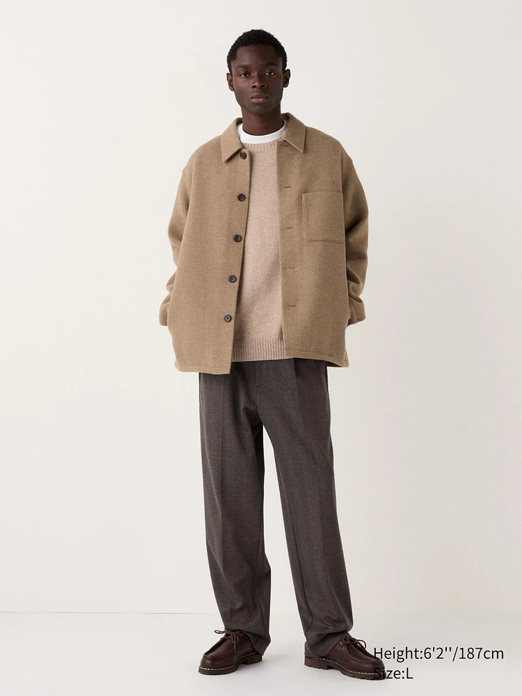 UNIQLO Pleated Wide Trousers (Glen Check) | King's Cross
