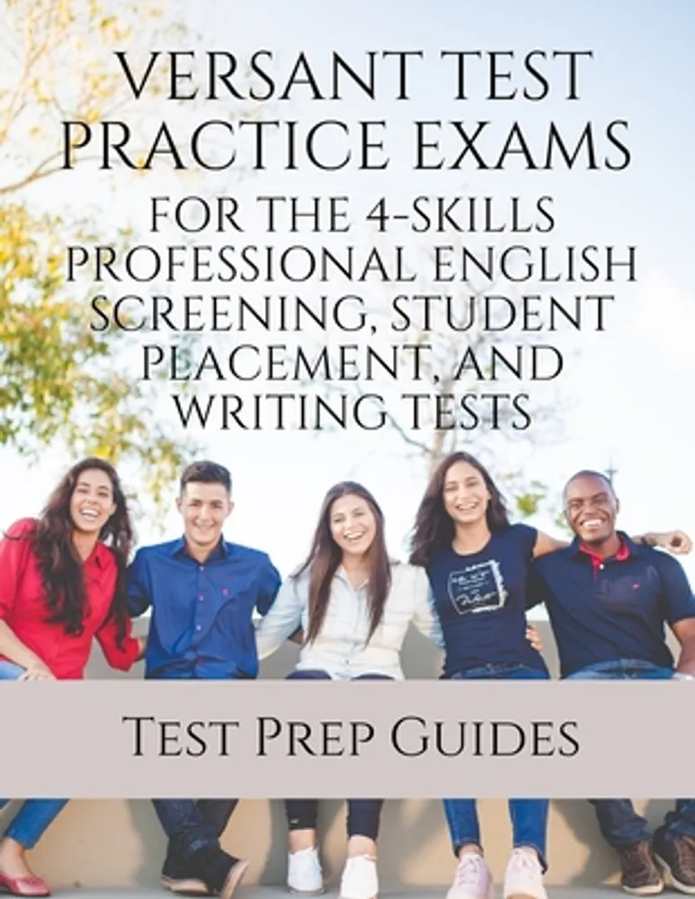 Test Prep Guides Versant Test Practice Exams for the 4-Skills ...